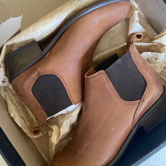 Frye | Shoes | Frye Carson Chelsea Cognac | Poshmark